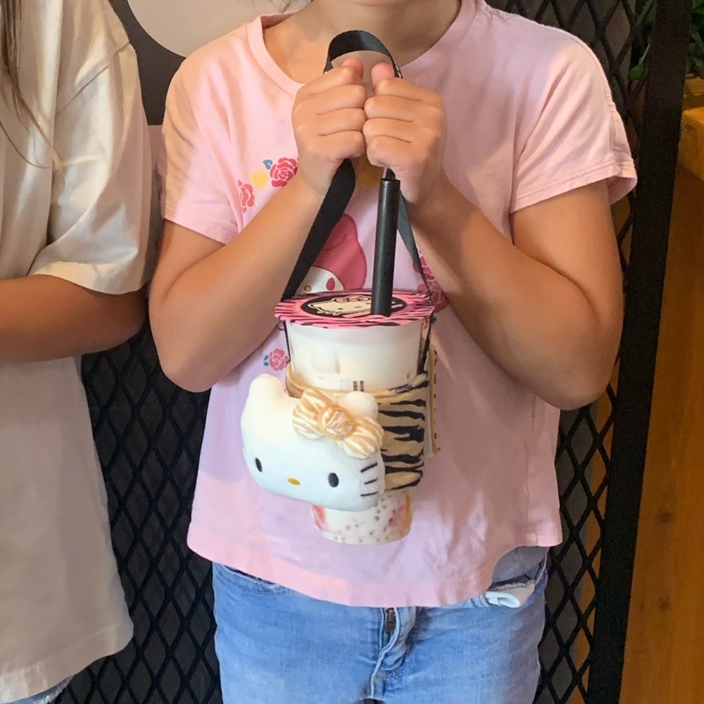 Limited Addition Hello Kitty Boba Tea Holder - Gem